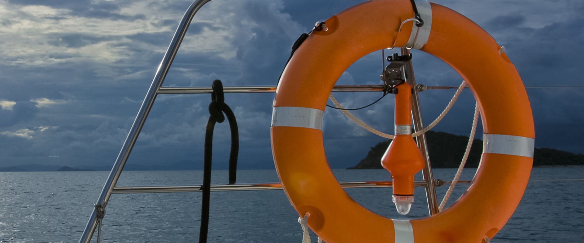 Testing Safety Equipment on Board the Boat